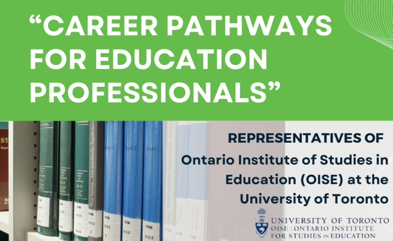 Career Pathways for Education Professionals - Canada InfoNet